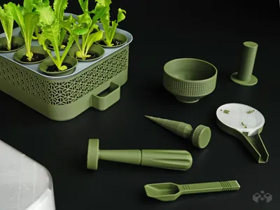 Self Watering Seed Starter with Modular Grow Kit by Meyui MakerWorld: Download Free 3D Models