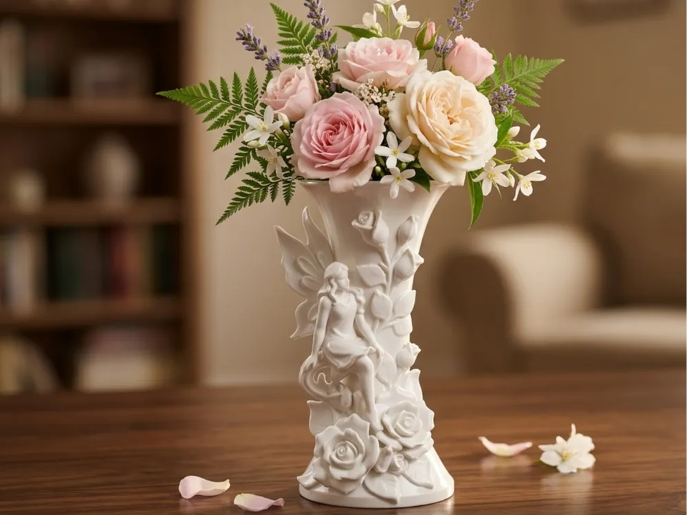 Flower Fairy Vase - Free 3D Print Model - MakerWorld