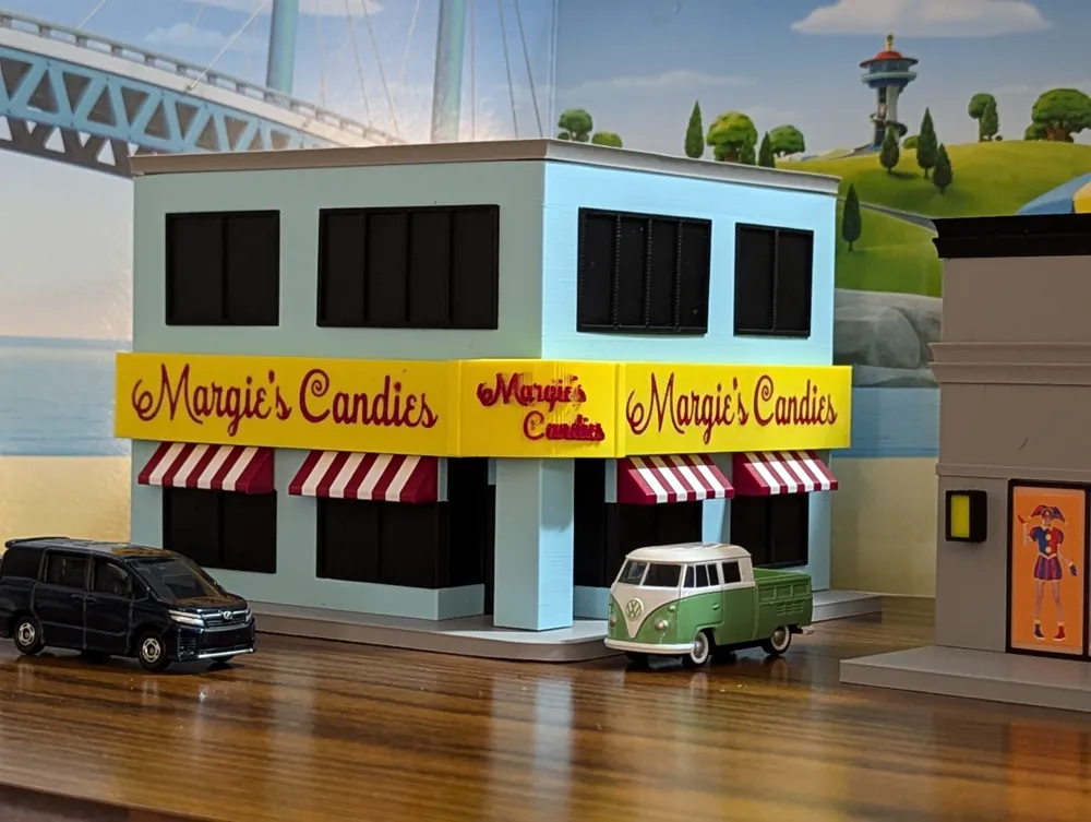 Margie's Candy Store (1/64 Scale Model) by LAYRLAB MakerWorld: Download ...