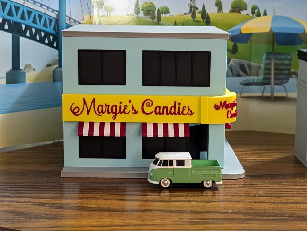 Margie's Candy Store (1/64 Scale Model) by LAYRLAB MakerWorld: Download ...