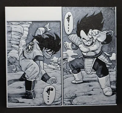 [Updated] Hueforge Legendary Manga Panels Pack #1 by Tarik77 MakerWorld ...