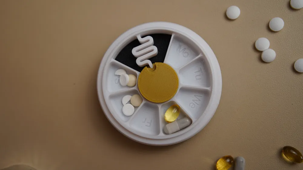 Fidget Pill Organizer by clehn8ok - MakerWorld