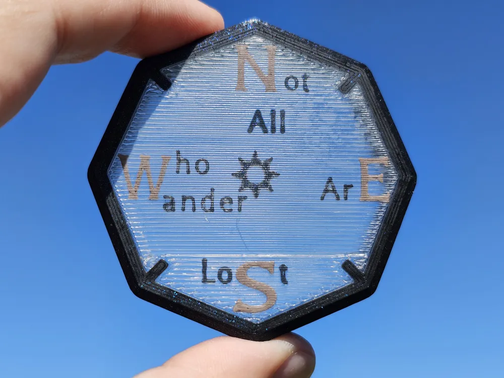 Working Compass - LOTR Inspired - Free 3D Print Model - MakerWorld