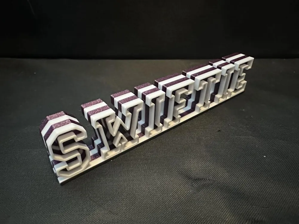 Taylor Swift Fan "SWIFTIE" Sign - Multi Color by BATTCAVE MakerWorld ...