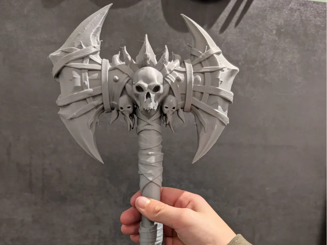 Real size bone axe - Free 3D Print Model - MakerWorld