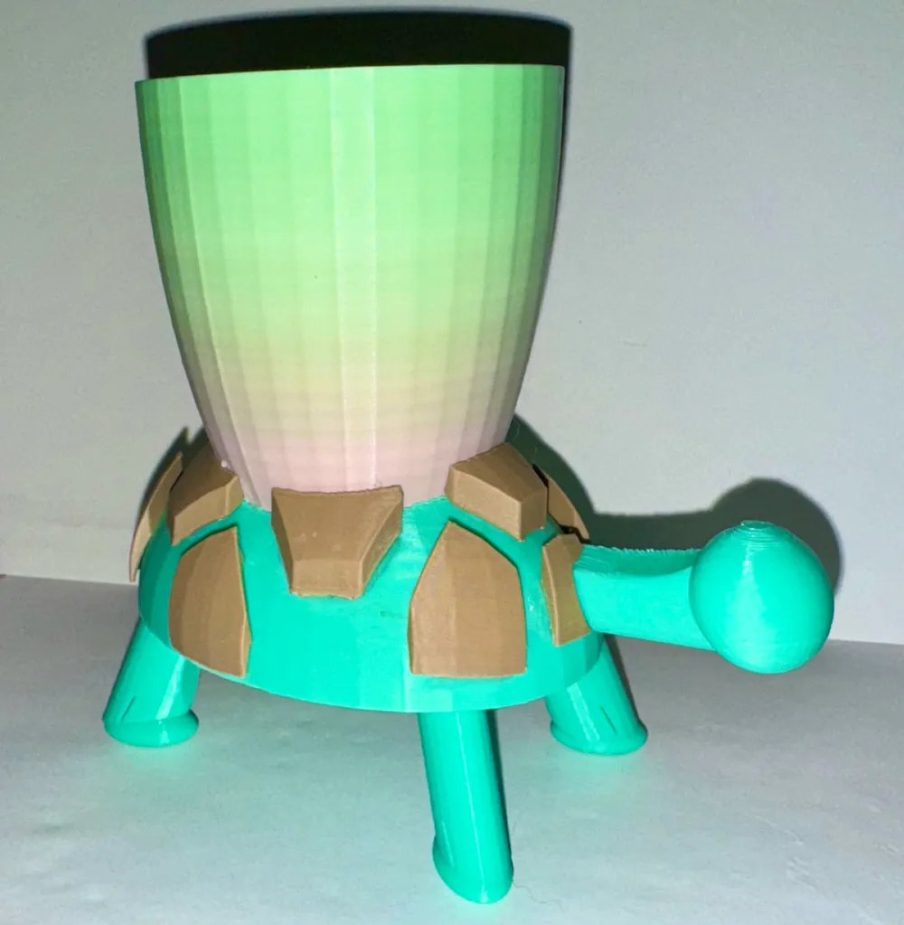 Turtle Plant Holder Pot by Wachtel's Whatnots - MakerWorld