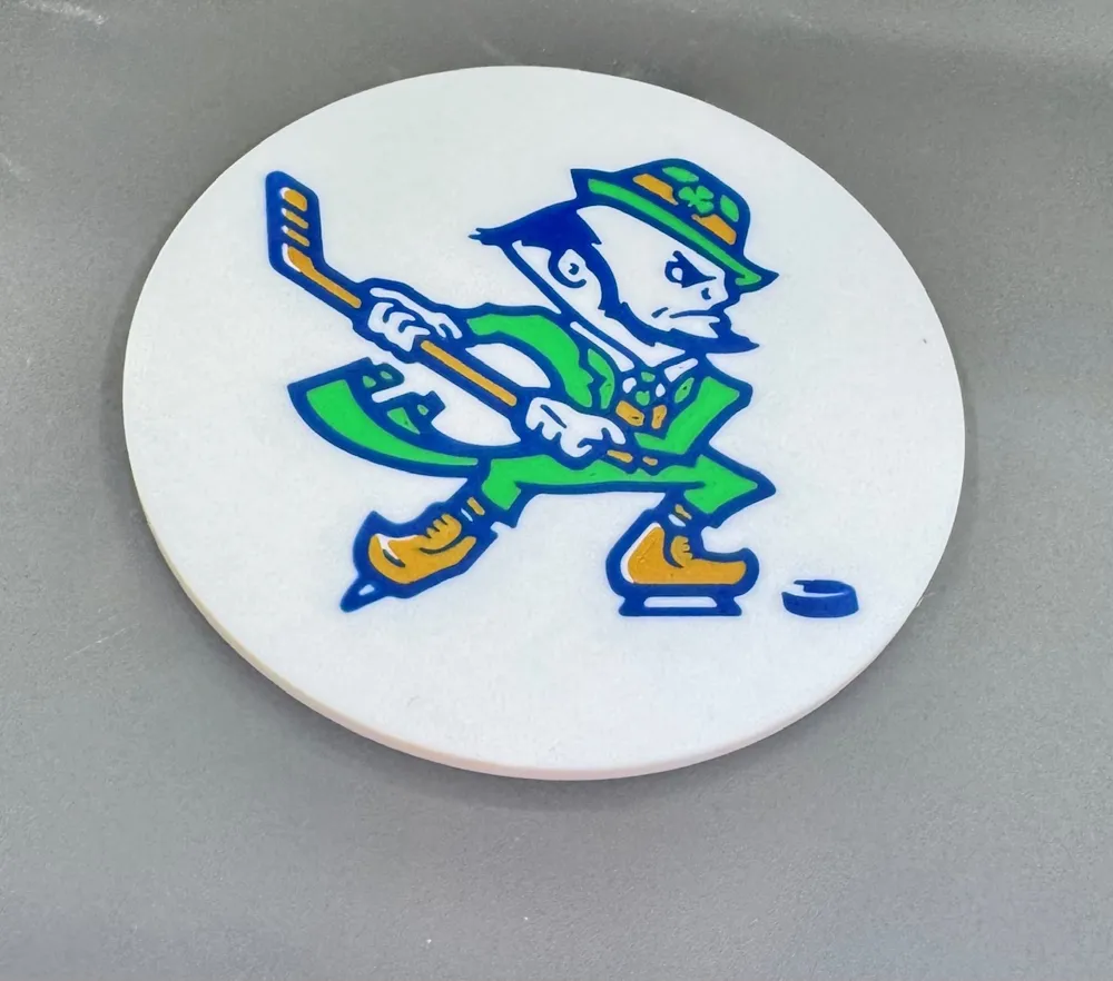 Notre Dame Hockey - 2025 logo - Free 3D Print Model - MakerWorld