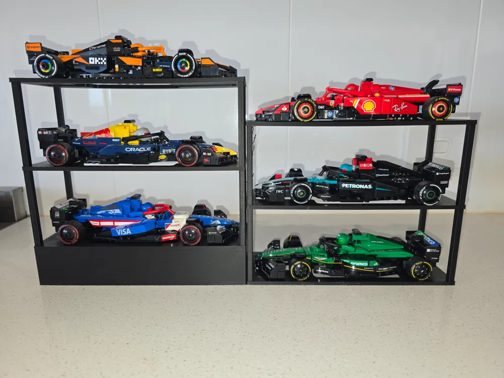 F1 Speed Champions modular display stand by Filaments and Freeways ...