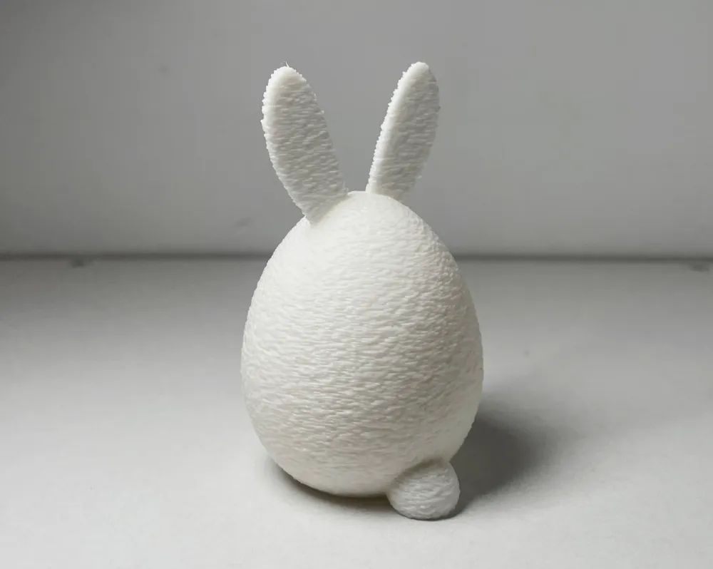 Fuzzy Bunny Egg by cartyski - MakerWorld