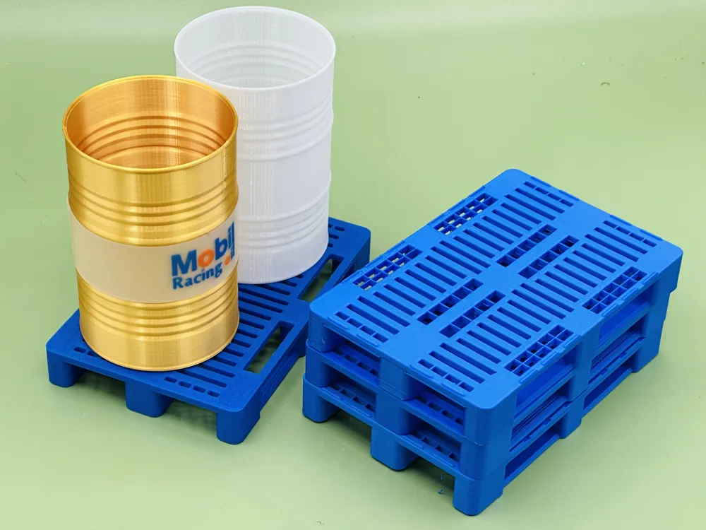 Euro-H1 Pallet (Hygiene Pallet) Scale 1/16 & 1/10 - Free 3D Print Model ...