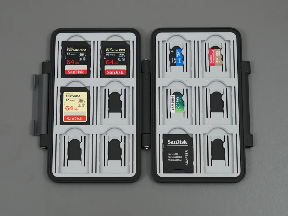 SD Card Case - SD & Micro SD - Free 3D Print Model - MakerWorld