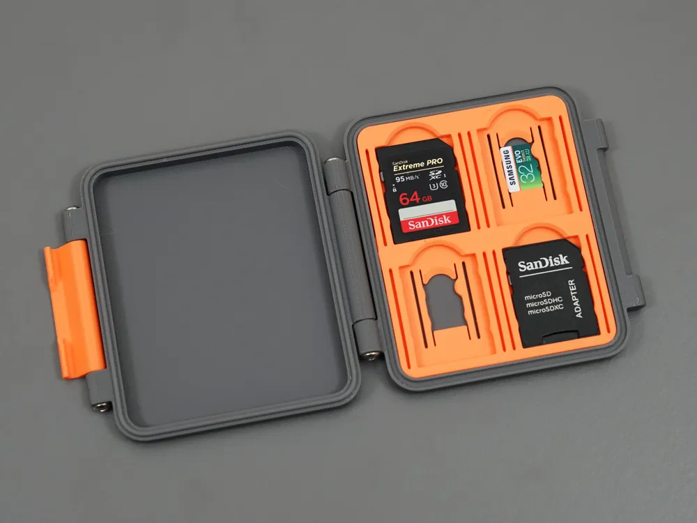 SD Card Case - SD & Micro SD - Free 3D Print Model - MakerWorld