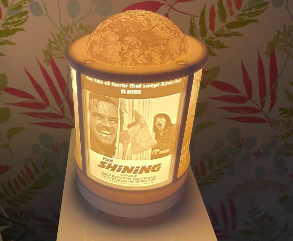 Motorized, rotating Lithophane Lamp-Movie posters by Virrgott ...