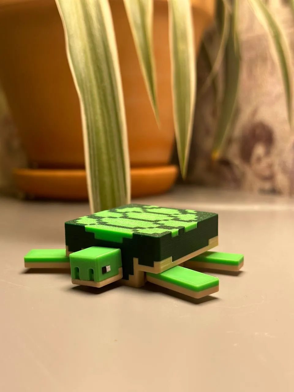 Minecraft Turtle Articulated by kirimba MakerWorld: Download Free 3D Models