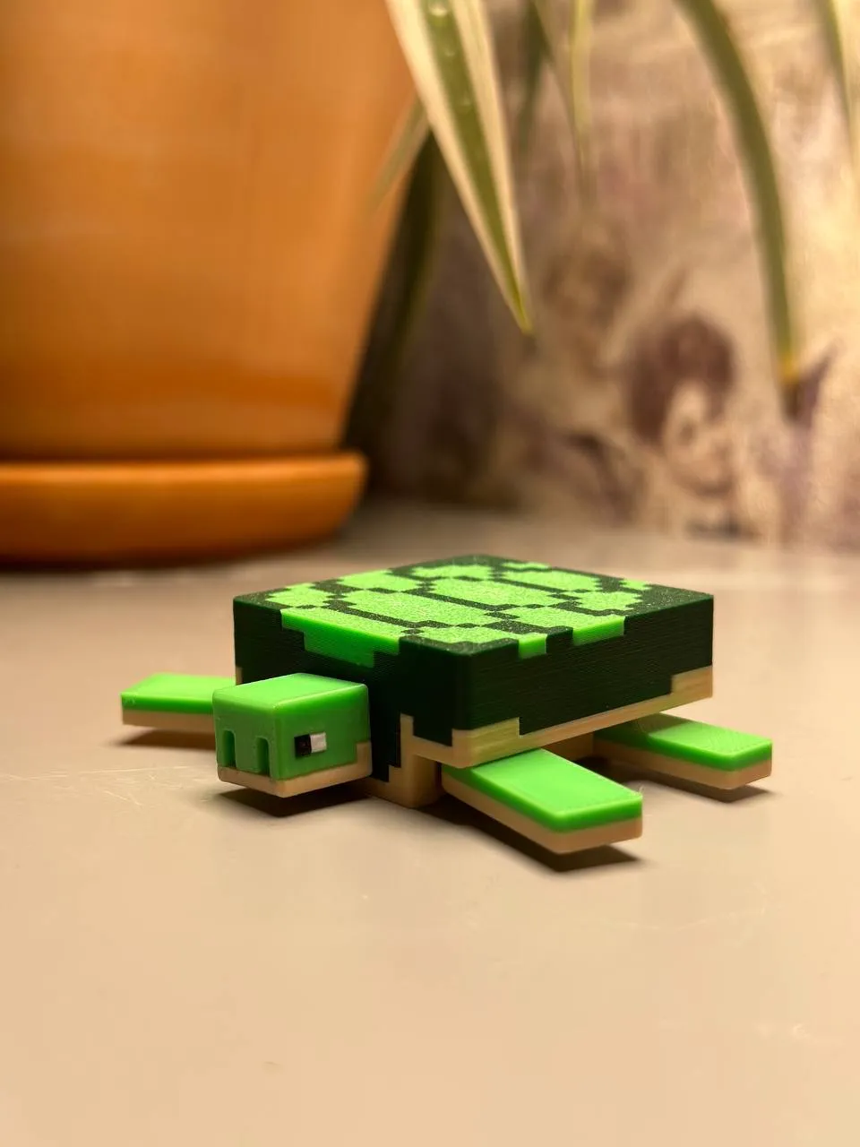 Minecraft Turtle Articulated by kirimba MakerWorld: Download Free 3D Models