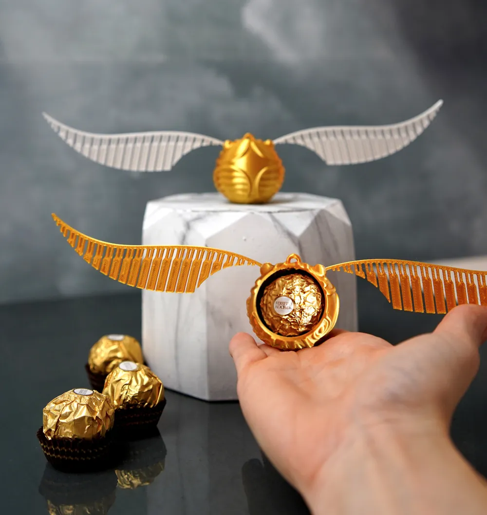 Golden Snitch Ornament Ferrero Rocher Holder by LeHa Design - MakerWorld