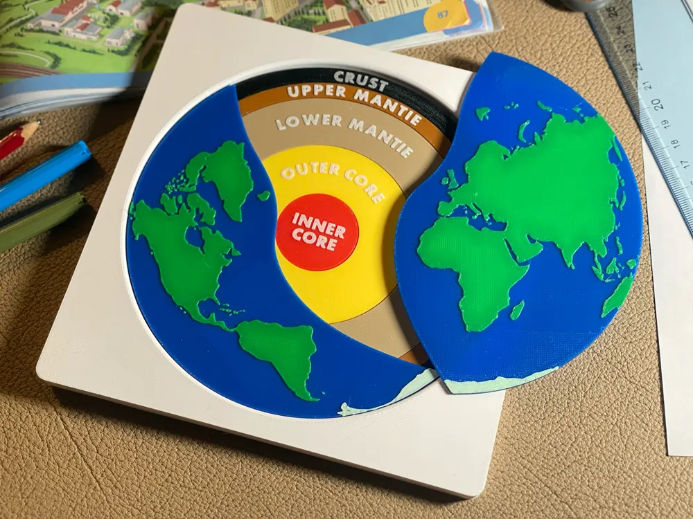 Montessori Earth Puzzles by GENERA 3D MODEL ART - MakerWorld