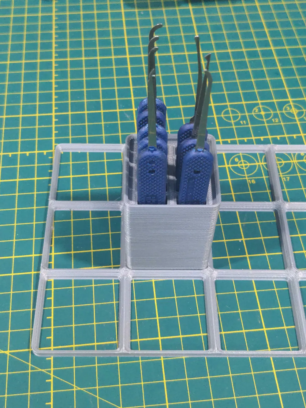 Gridfinity 1x1 Lockpick Block by heaphopper - MakerWorld