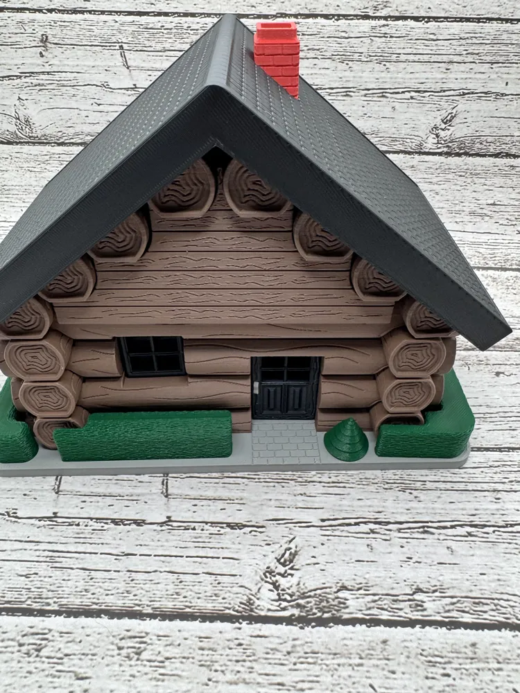 Log House - Free 3D Print Model - MakerWorld