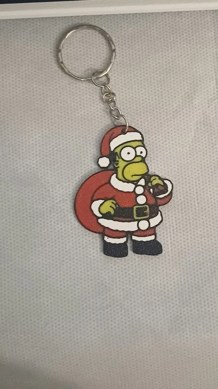 keychain homer simpson by Cajo 3D - MakerWorld