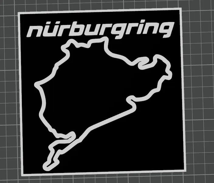 Wall Art - Nürburgring Nordschleife by maegu_ - MakerWorld