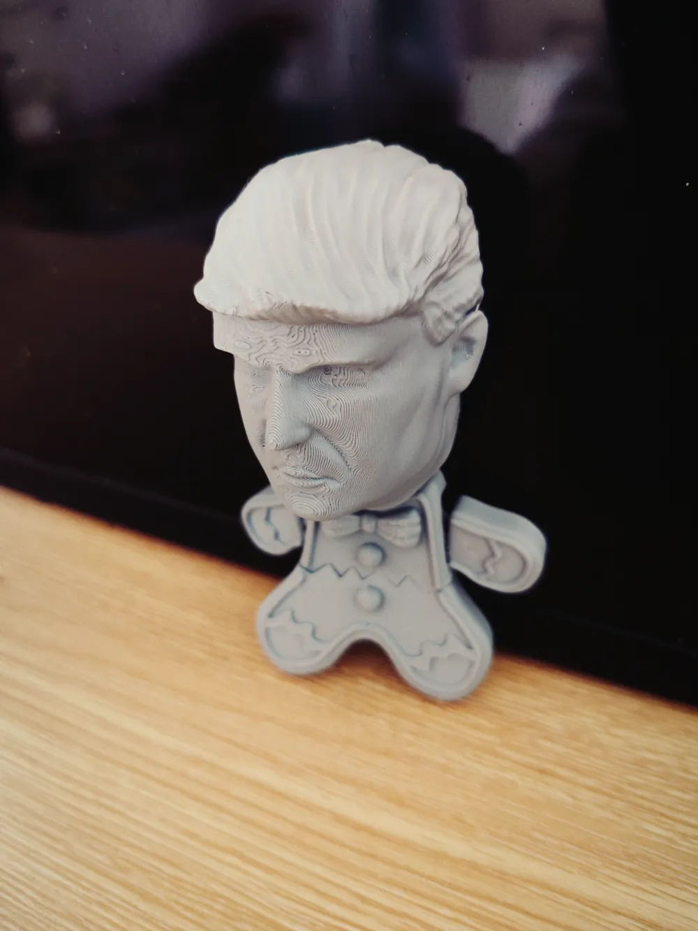 Trump, an articulated gingerbread man, Christmas gingerbread man by ...