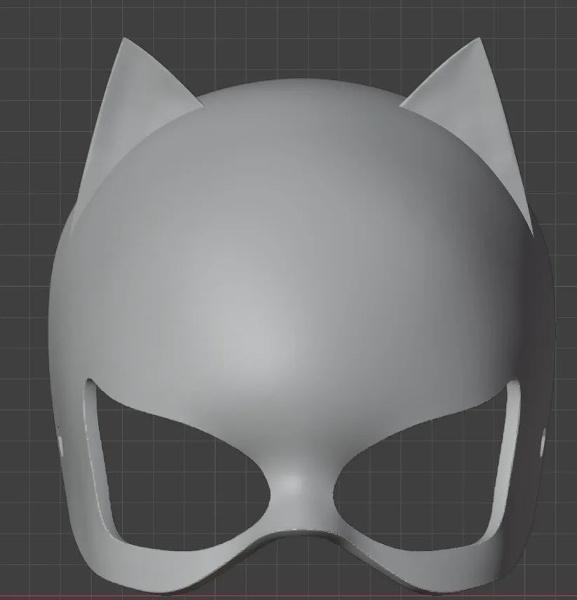 Cat-inspired cosplay mask - Free 3D Print Model - MakerWorld