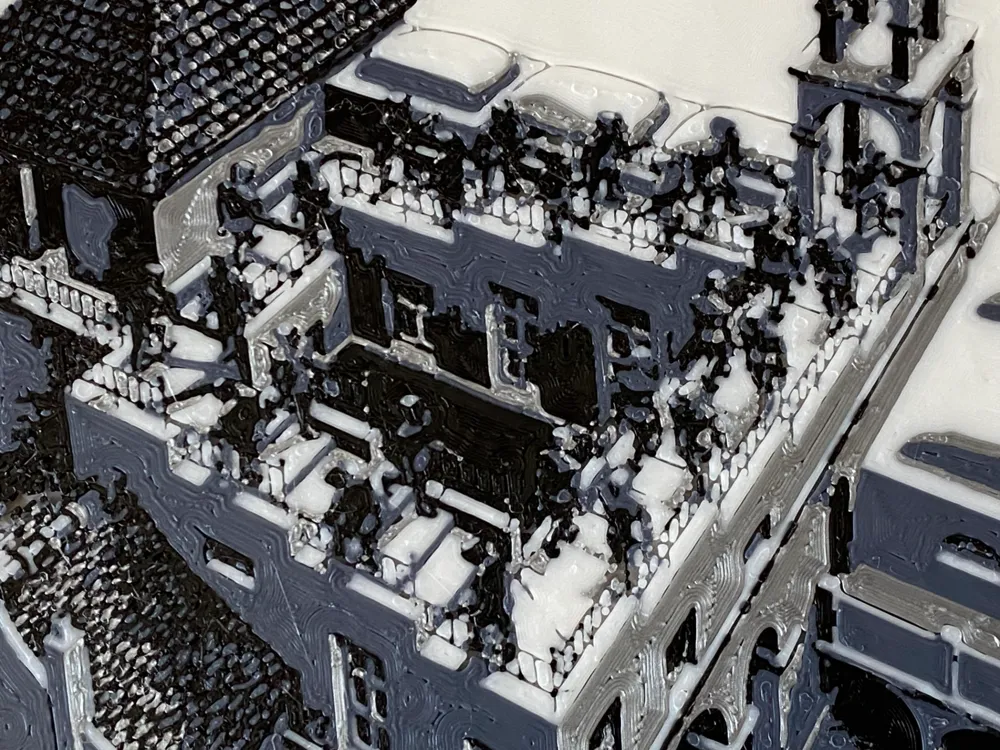 Escher / Ascending and Descending HueForge by Yaprak MakerWorld ...