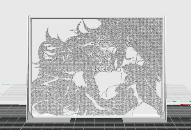 Manga Panel Lithophane - Tokyo Ghoul - Free 3D Print Model - MakerWorld