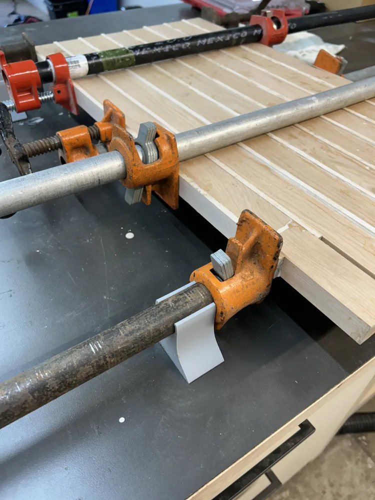 Woodworking 3/4" Pipe Clamp Risers Leveling Stands - Free 3D Print ...