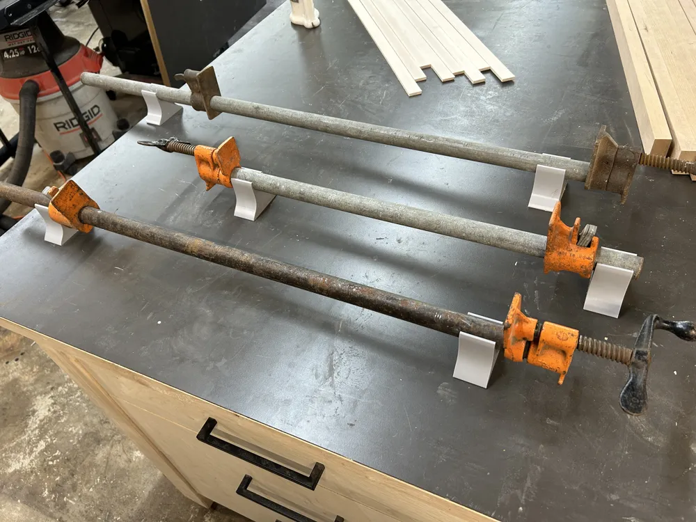 Woodworking 3/4" Pipe Clamp Risers Leveling Stands - Free 3D Print ...