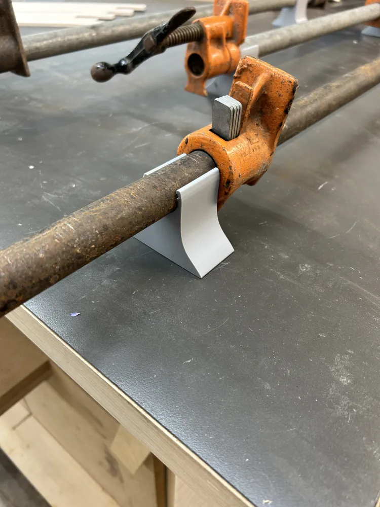Woodworking 3/4" Pipe Clamp Risers Leveling Stands - Free 3D Print ...