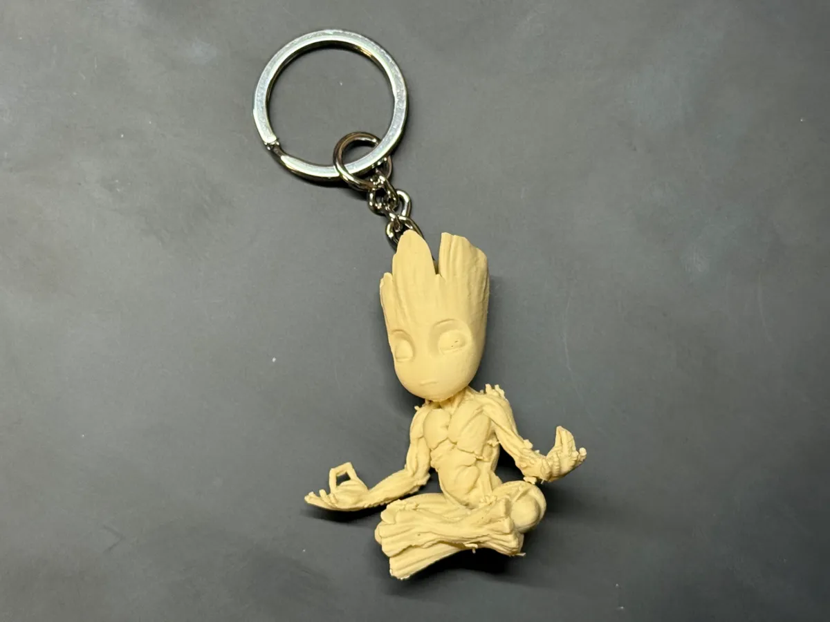 Groot Key Keychain - Free 3D Print Model - MakerWorld