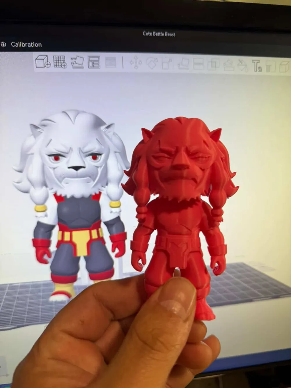 Cute Battle Beast - Chibi Edition - Free 3D Print Model - MakerWorld