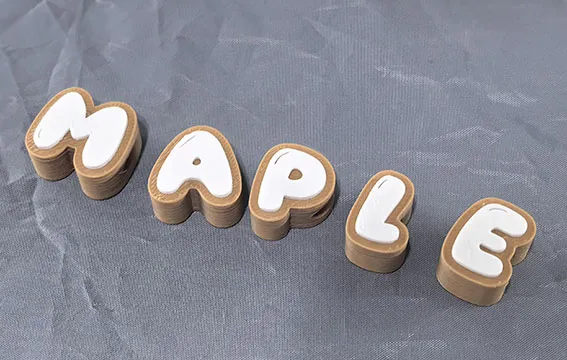 Parametric Bubble Letter Beads Paracord Name Free 3d Print Model
