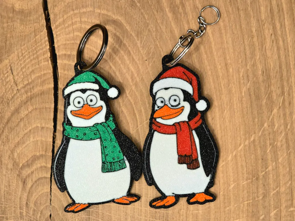 Christmas Penguins ornaments - Simpsons style by Goomol DIY - MakerWorld