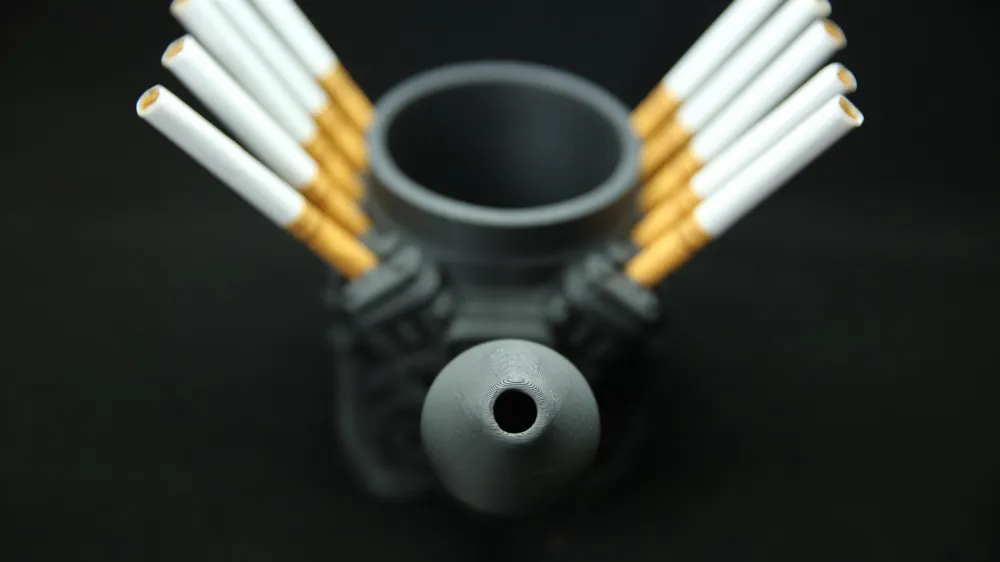 V10 Engine Cigarette Holder Mechanical Aesthetic Multifunctional ...