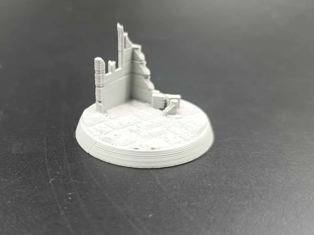 DnD Miniature Model Bases 32mm RPG -castle ruins 3 by drakeforge3d ...