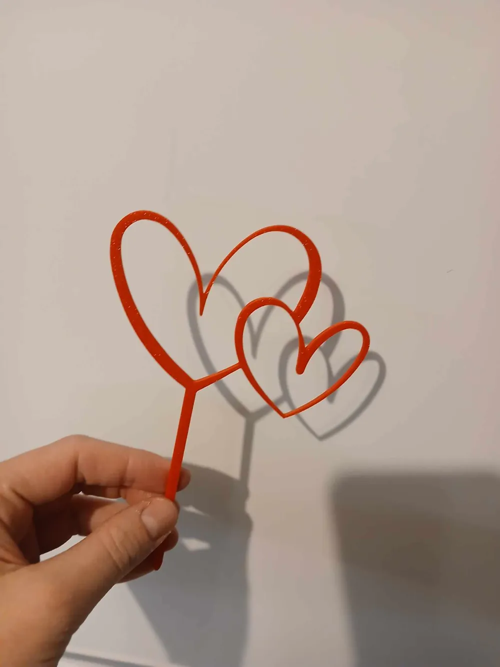 Hearts Love Valentine Cake Topper by zelvacrafting - MakerWorld