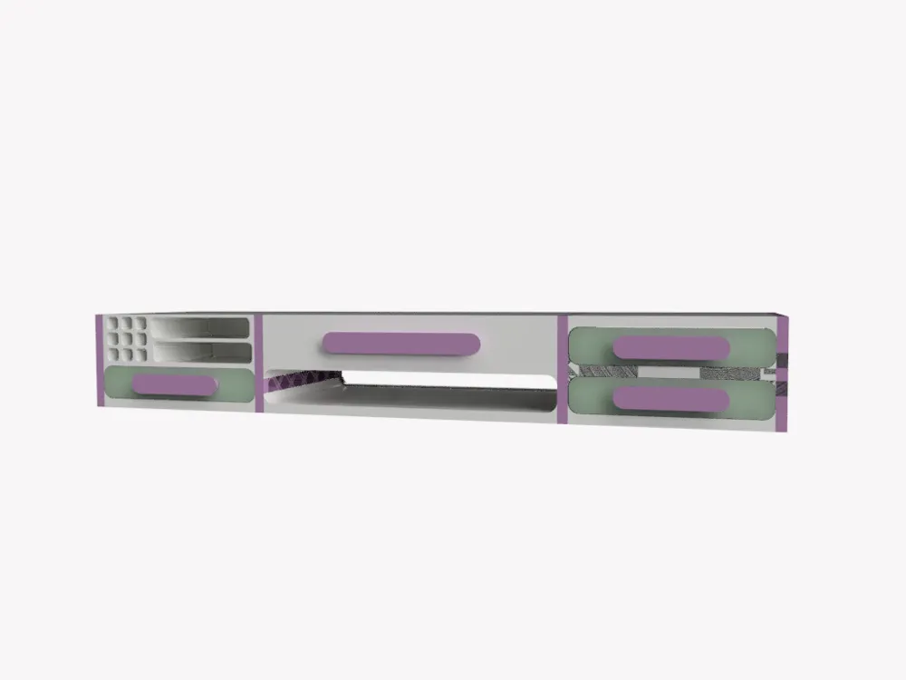 Modular Desk Monitor Riser V2 - Free 3D Print Model - MakerWorld