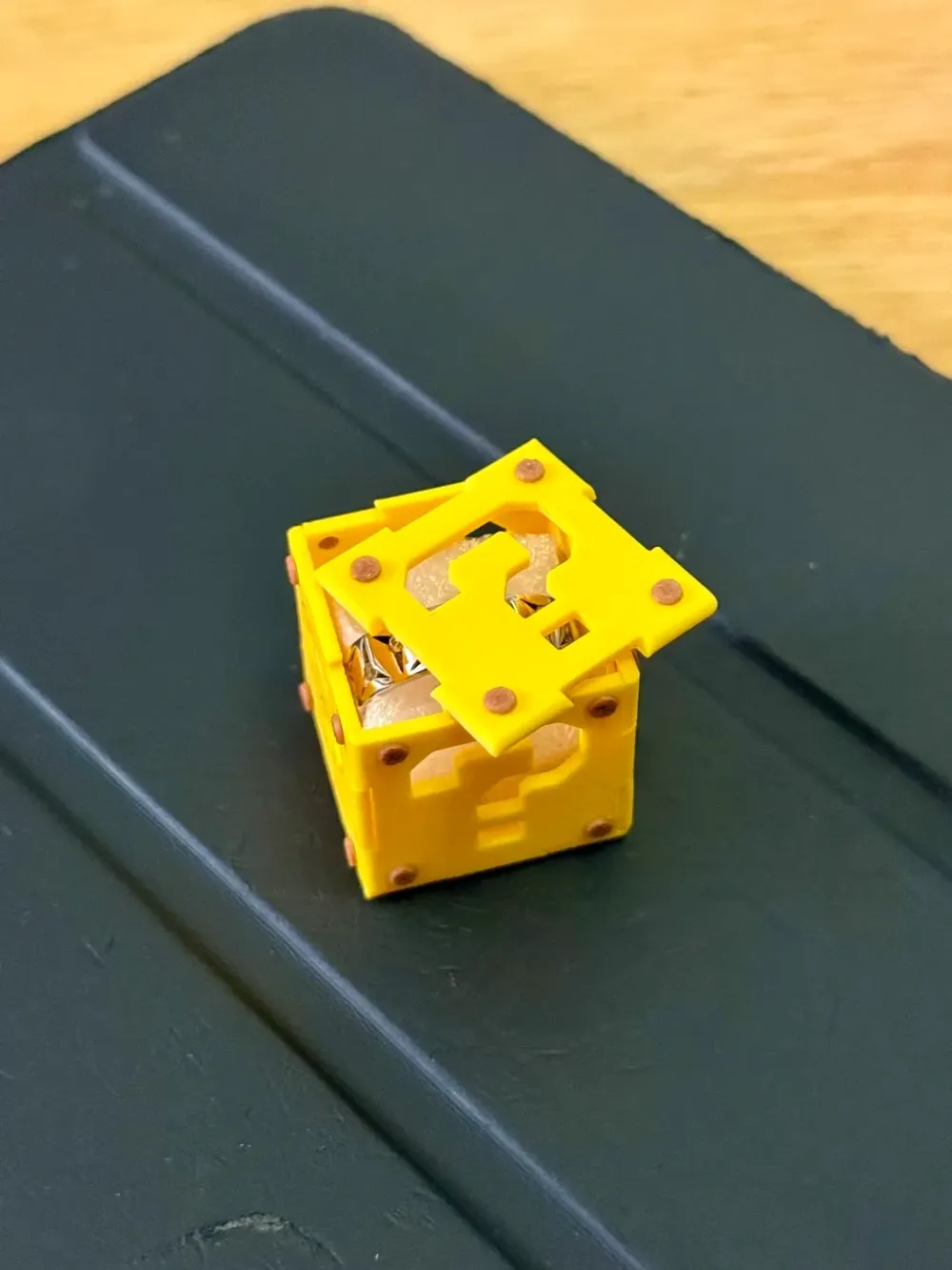 Minecraft Mario World, question mark block necklace pendant, keychain ...