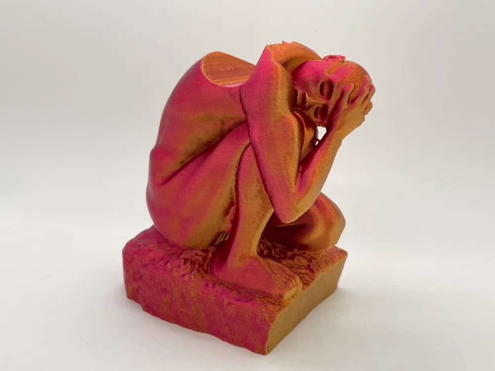 Switch Pro Controller stand kneeling man statue by RyGuy Design ...