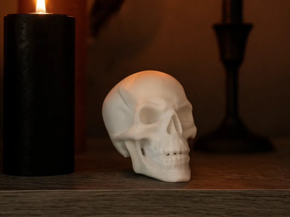 Realistic terrifying skull by Nieuchronny MakerWorld: Download Free 3D ...