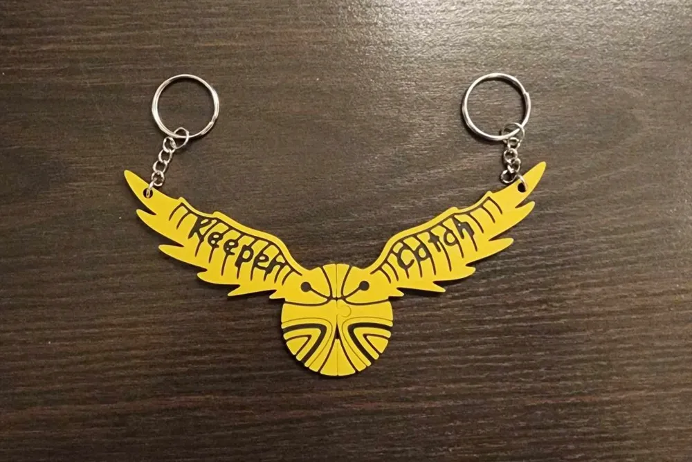 Golden Snitch - Harry potter inspired valentines keychain by ...