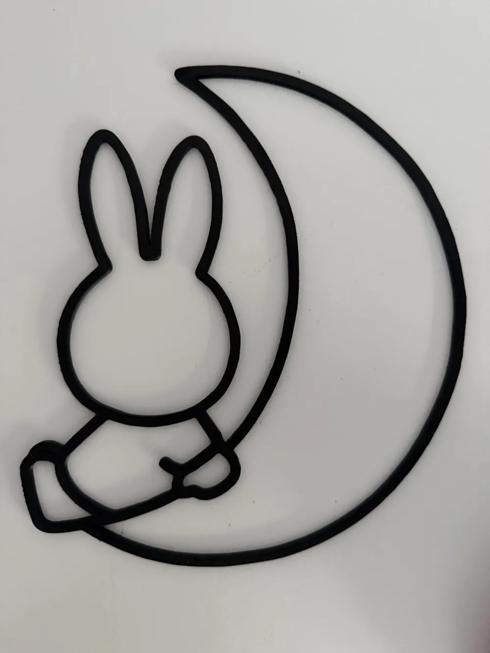 Miffy on the moon - Free 3D Print Model - MakerWorld