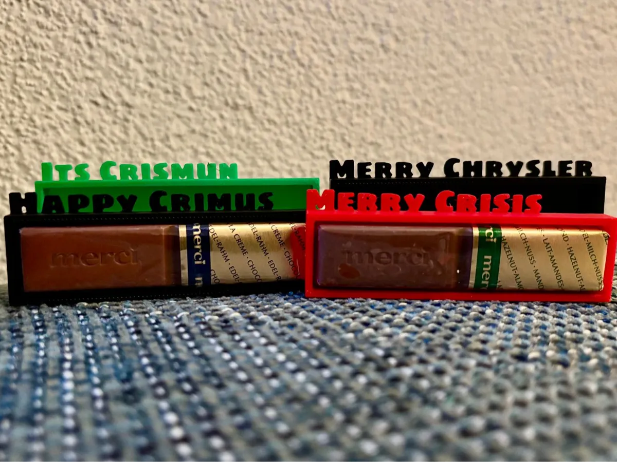 Merci Geschenkbox Merry Chrysler Meme - Free 3D Print Model - MakerWorld