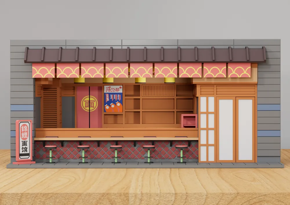 Zenless Zone Zero - Koi Noodle Shop - Miniature Model - Free 3D Print ...