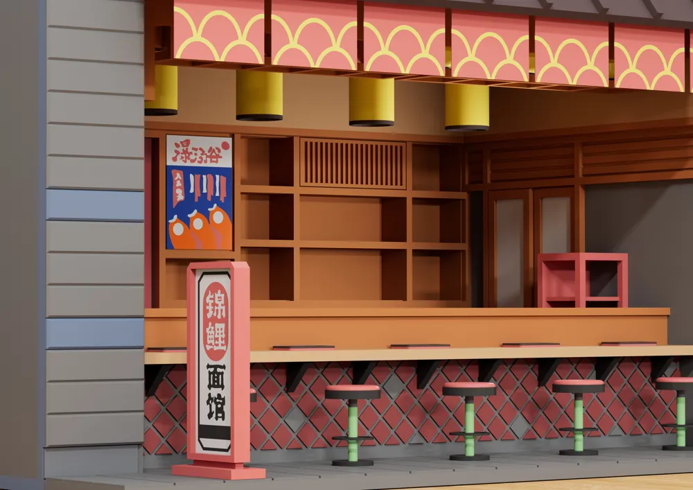 Zenless Zone Zero - Koi Noodle Shop - Miniature Model - Free 3D Print ...