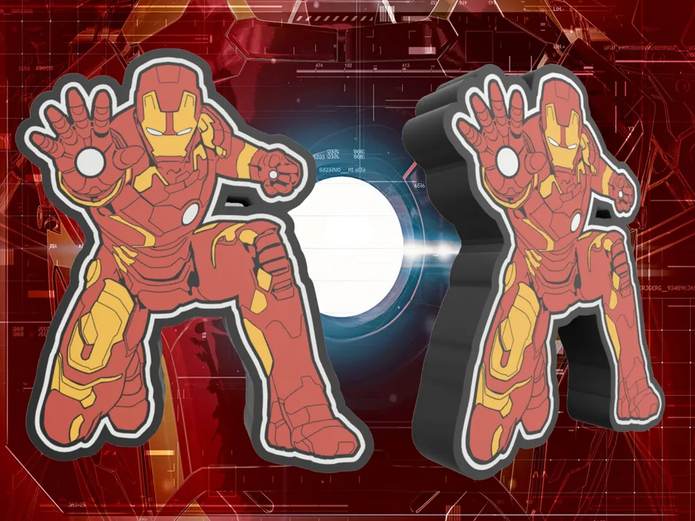 Iron Man Lightbox by A13thNightmare MakerWorld: Download Free 3D Models