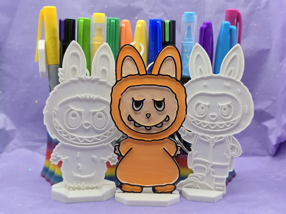 Labuba La Bu Bu La Boo Boo Coloring Pack by Merilno3D MakerWorld ...